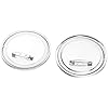 Amazon.com: 3.15 Inch Clear Button Badge with Pin,30 Pack Acrylic ...