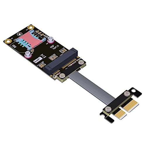 Amazon.com: Connectors -PCI Express 3.0 X1 to Mini PCIe Extension Cable ...