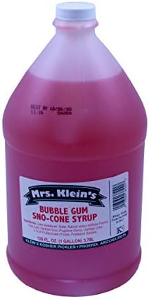 Amazon.com: BUBBLE GUM SNOW CONE SYRUP : Grocery & Gourmet Food