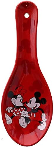 Amazon.com: Disney Mickey and Minnie Mouse Sketch Ceramic Spoon Rest, 9 ...