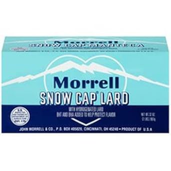 Amazon.com : Morrell Snow Cap Lard, 4 lb : Grocery & Gourmet Food