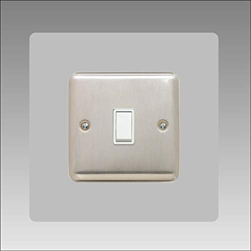 3 Pcs Switch Surround Frame Square Light Switch Cover Sticker Plug ...