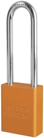 American Lock A1107ORJ, No. A1107 Orange Aluminum Safety Padlock (Pack ...