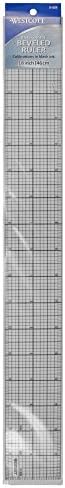 Westcott W-10 6-Inch 8ths Graph Ruler, Transparent, 1 x 6 in : Amazon ...