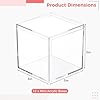 Amazon.com: Homaisson 12 PCS Acrylic Square Cube 3 x 3 x 3 Inches ...