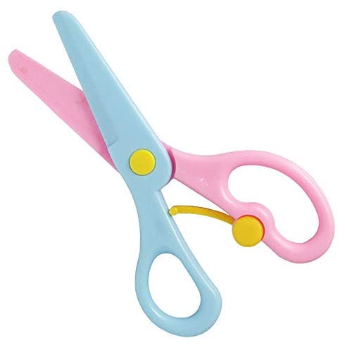 SparkT KIDS HANDMADE PLASTIC SAFETY SCISSORS SAFETY SCISSORS : Amazon ...