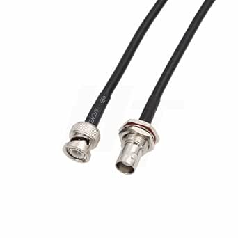 HangTon 6G SDI RF Coaxial 50 Ohm Cable BNC Male to BNC Female Bay Mount ...