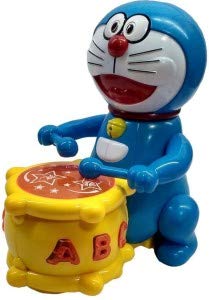 Buy PartyHut® Doraemon Musical Drummer with Lights, Bump and Go Action ...