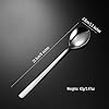 Amazon.com: Spoons, Korean Spoons with Long Handles, 2 Pieces Soup ...