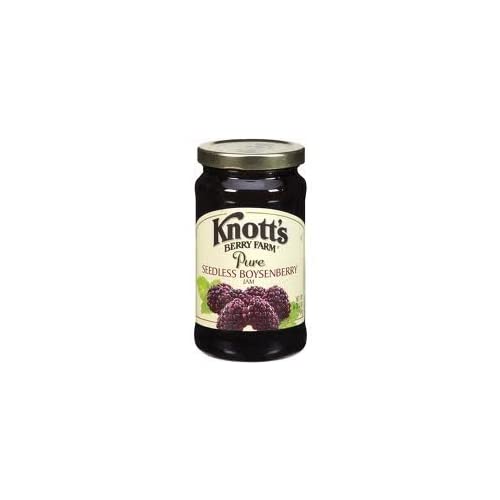 Amazon.com : Knott's Berry Farm Pure Seedless Boysenberry Jam : Grocery ...