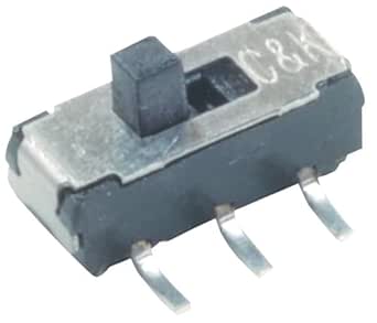 C & K Components Slide Switch, Js Series, Dpdt, Vertical, SMD, 100 Ma ...