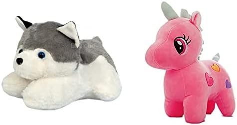 Buy Babique Cute Cat Animal Soft Push Toy+Unicorn Teddy Bear Plush Soft ...