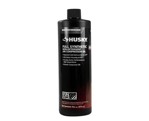 Amazon.com: Husky 16 oz. 100% Full Synthetic Compressor Oil: Industrial ...