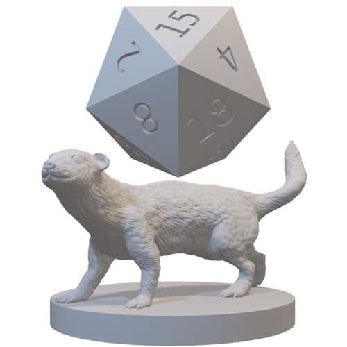 Amazon.com: Medium Animal Miniature for DND Pathfinder RPG Unpainted ...