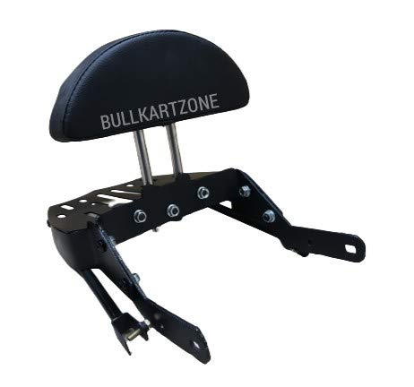 BULLKARTZONE Adjustable BACKREST with Carrier for Bullet Bike Enfield ...