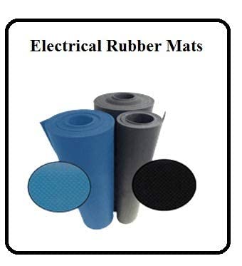 Ameenji Electrical Rubber Mat / 1mtr x 2mtr x 2mm Thickness - 3.3KV 1 ...
