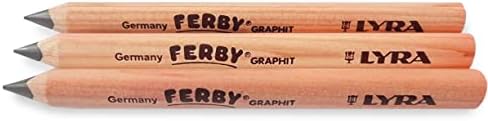 a2bsales Set Of 12 Lyra Ferby Chunky Coloured Pencils - Triangular 12cm ...