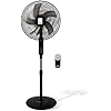 KEPLIN Pedestal Fan with Turbo Wind and Remote Control - 60W, 3-Speed ...