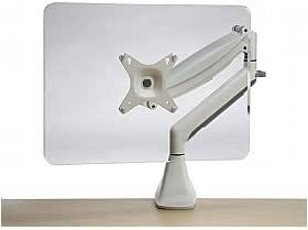 Silver Gamma Single Gas Assisted Monitor Arm : Amazon.co.uk: Everything ...