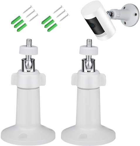 Amazon.com: 2 Pack Adjustable Security Wall Mount for Ring Camera&Stick ...