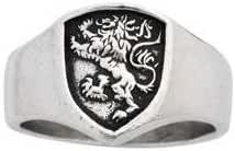 Bob Siemon Designs 818464 Ring-Lion & Shield with 1 Corinthians 1644 ...