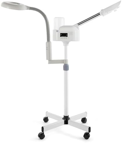 Amazon.com: Professional Facial Steamer 2 in1 Steamer for Face 5X LED ...