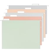 Amazon.com : SUNEE Hanging File Folders, 75 Pack Reinforced Hang ...