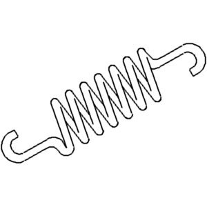 Amazon.com: Massey Ferguson Spring Brake Shoe to Anchor Pin Part No: A ...