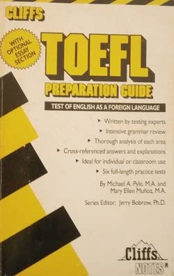 Cliffs TOEFL Prep Guide with Cassette: Pyle, Michael A., Munoz, Mary E ...