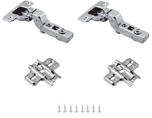 Kit of 2 Cushioned Hinges plus Adjustable Base and Screws Hinge for ...