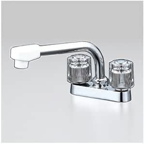 Amazon | KVK 2ハンドル混合栓 【KM17ZG】 | キッチン用水栓