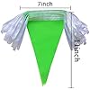 Amazon.com: Consummate 100 Feet Green Pennant Banners Flags String ...