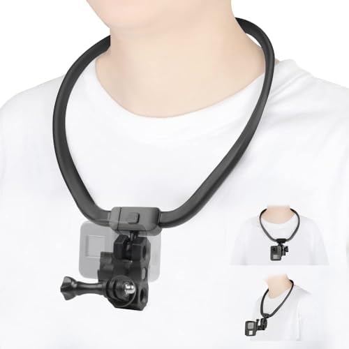 Amazon.com : Taisioner POV/VLOG Smartphone Selfie Neck Mount Strap for ...