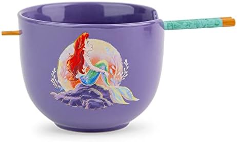 Amazon.com: Disney The Little Mermaid Ariel Storybook Ceramic Ramen ...