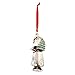 Amazon.com: DEMDACO Santa Winter White 7 x 4 Blown Glass Christmas ...