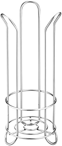 Amazon.com: CoziPlan Silver Toilet Paper Holder Stand, Storage Reserve ...