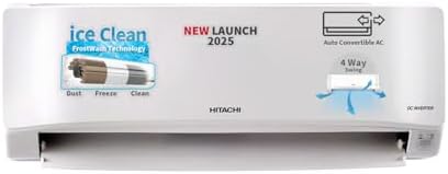 Hitachi 2 Ton Class 5 Star, 4-Way Swing, ice Clean, Xpandable+ ...