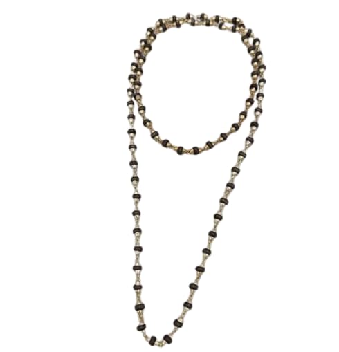 Buy AtGems Pure & Unique Black Tulsi Mala Original Certified तुलसी माला ...