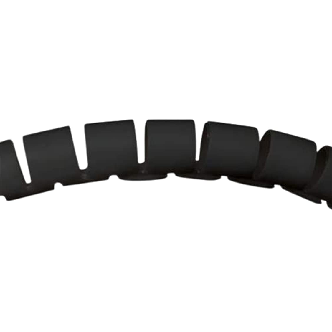 Ecom Source Cable Tidy, 2 Metre, Black, Including Spiral Wrapping Band ...