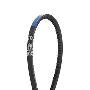 HARFINGTON Cogged V-Belts 600mm Inner Girth 10mm Width Rubber Drive ...