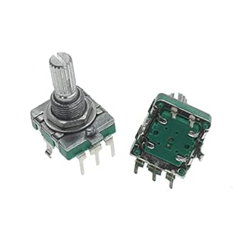 10PCS 360 Degree Rotary Encoder Switch EC16 Encoder Audio Coding 5Pin ...