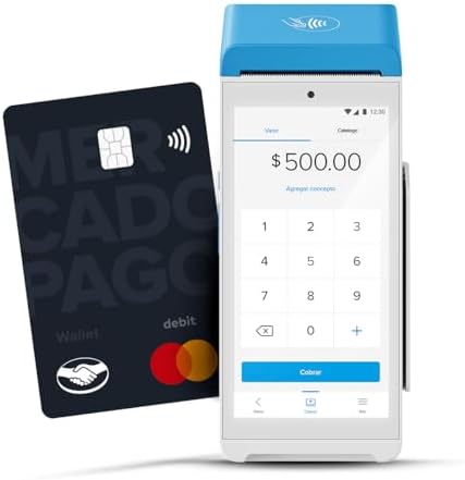 MERCADO PAGO POINT Smart 2, Terminal para Tarjetas con Internet Gratis : Amazon.com.mx: Oficina ...