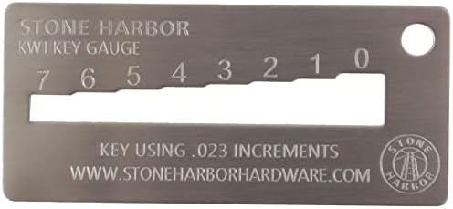 Honkador Key Gauge fits for Kwikset、Weiser & Weslock Measuring Pin Size ...