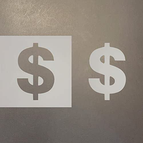 Amazon.com: Dollar Sign 1 Reusable Mylar Stencil - Art Craft Supplies ...