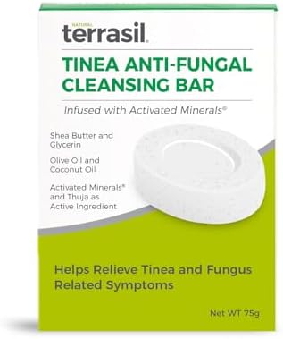Amazon.com: terrasil Tinea Soap for Tinea Versicolor Relief, Soothing ...
