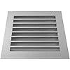 HVAC OV 8" x 8" Inch Galvanized Steel Vent Cover - Industrial Air Vent ...