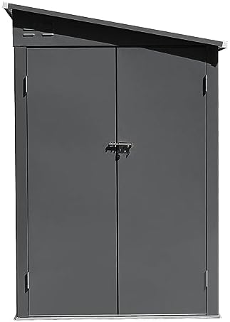 Metal Garden Shed Garage House Outdoor Bike Storage Tools Box 6X4',4 ...