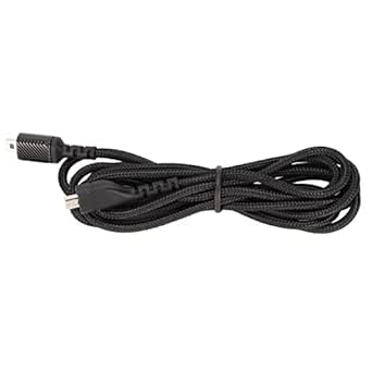 Headphone Cable, Black Weaved Wire Headset Cord for Phone for Gaming ...