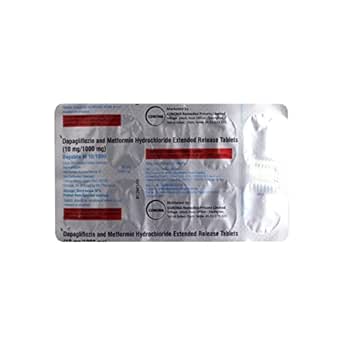 DAPABITE M 10/1000MG - Strip of 10 Tablets : Amazon.in: Health ...