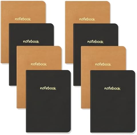 Amazon.com : DENSET 6 Pack Small Notepads, Mini Journal Pocket ...